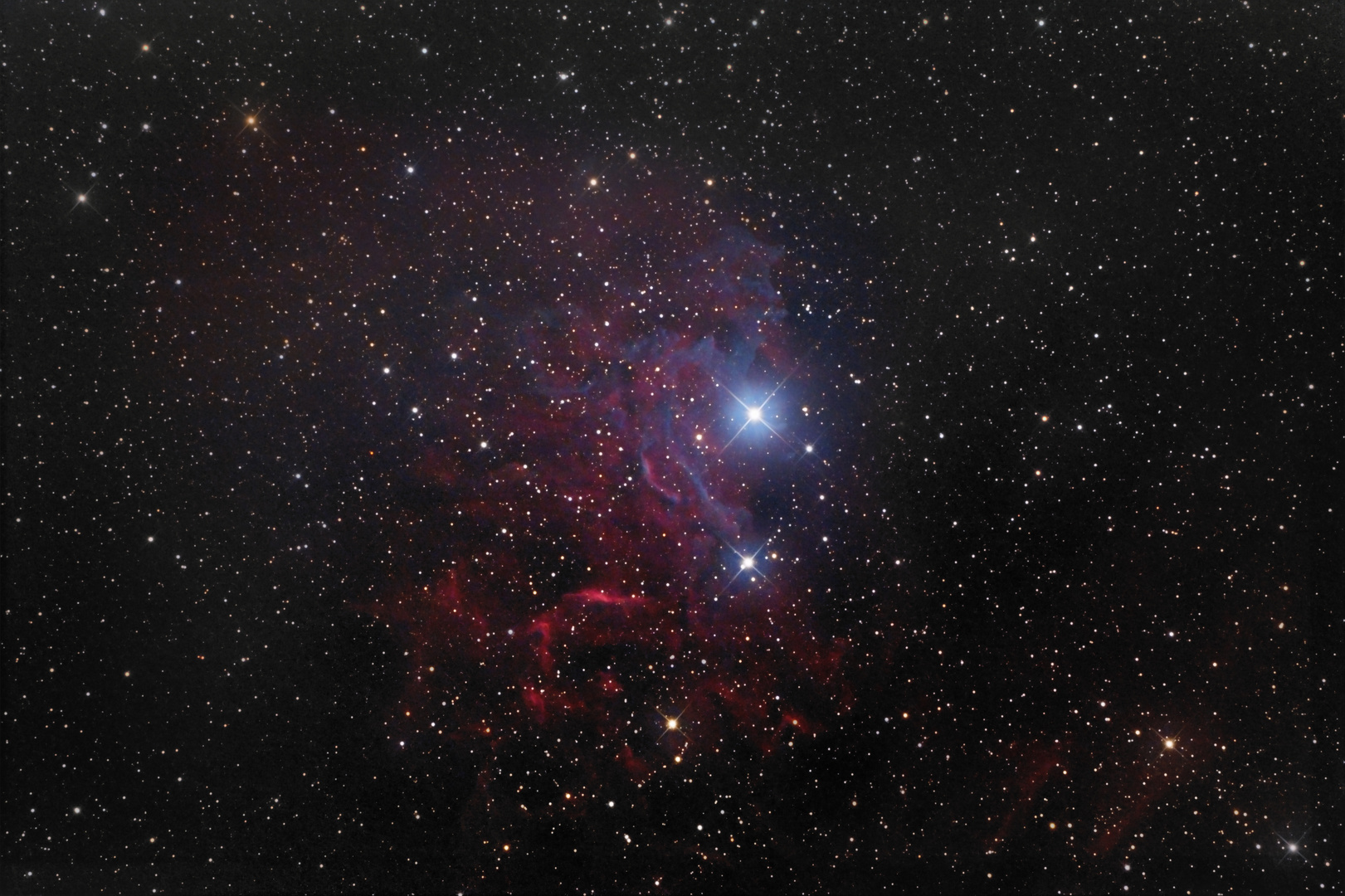 IC 405 - Flaming Star Nebula Foto & Bild | astrofotografie, himmel ...