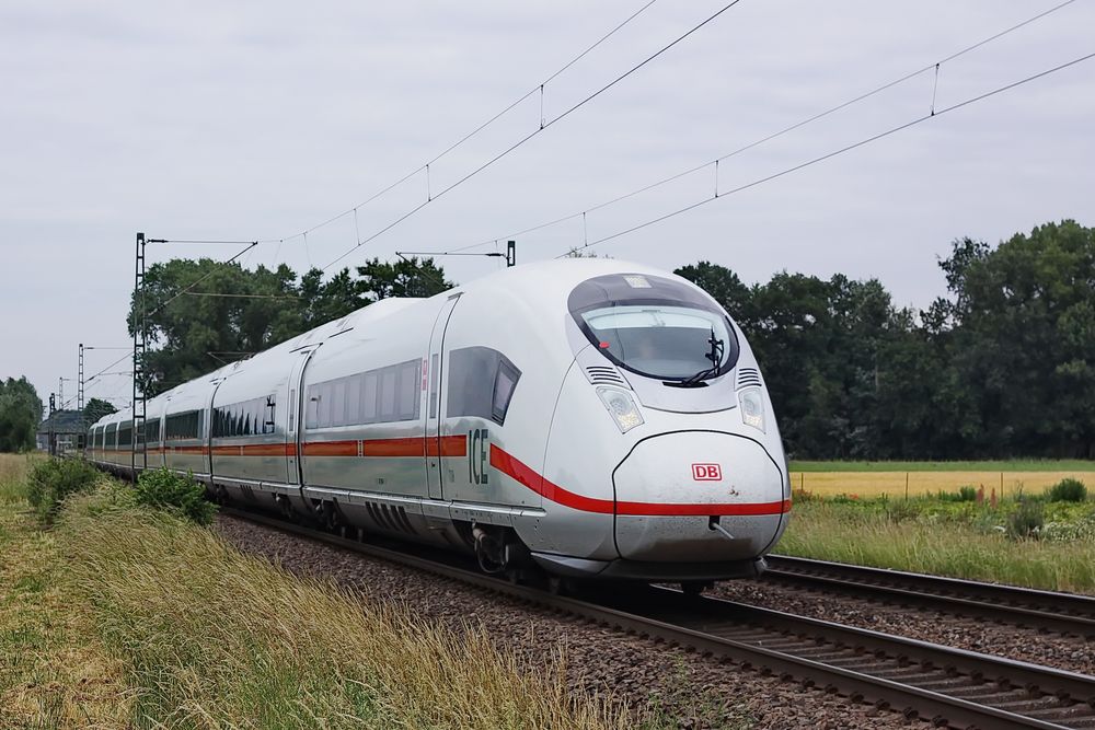 ICE 3 der BR 407 in Richtung Mannheim Foto & Bild | dampf-, diesel- und ...