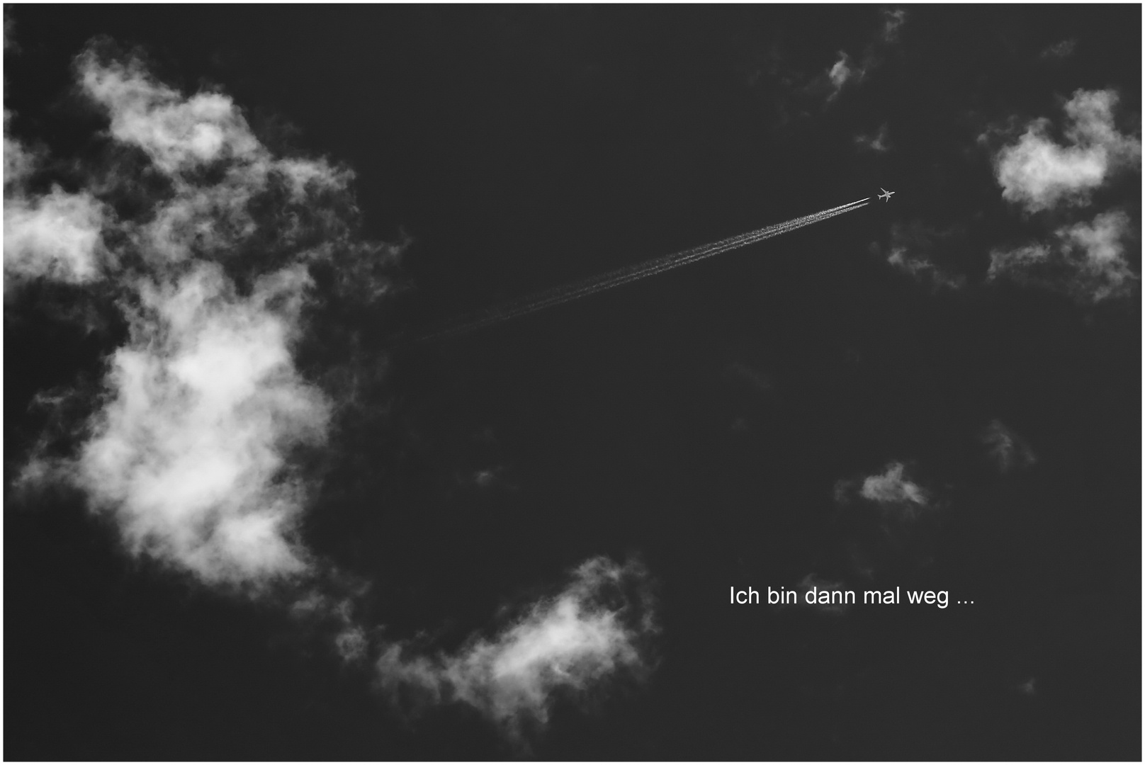 Ich bin dann mal weg ... Foto & Bild | abstraktes, luftfahrt ...