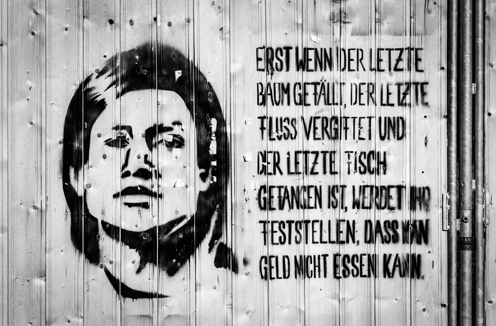 Ich habe Hunger, ich will Geld essen ! Foto & Bild | streetart ...