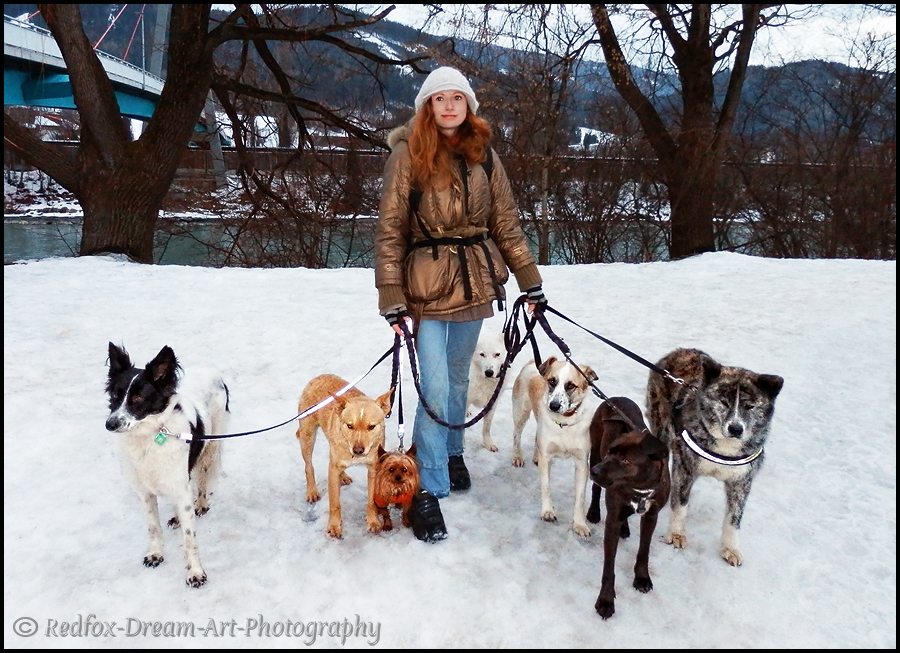 "Ich mit meinen 7 Wuffis" :-) Foto & Bild | "my pets", menschen Bilder ...