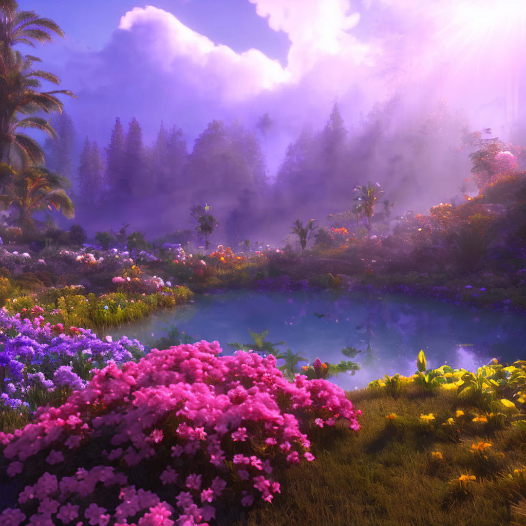 Ich musste Foto & Bild | ki-generierte bilder, landschaft, blüten ...