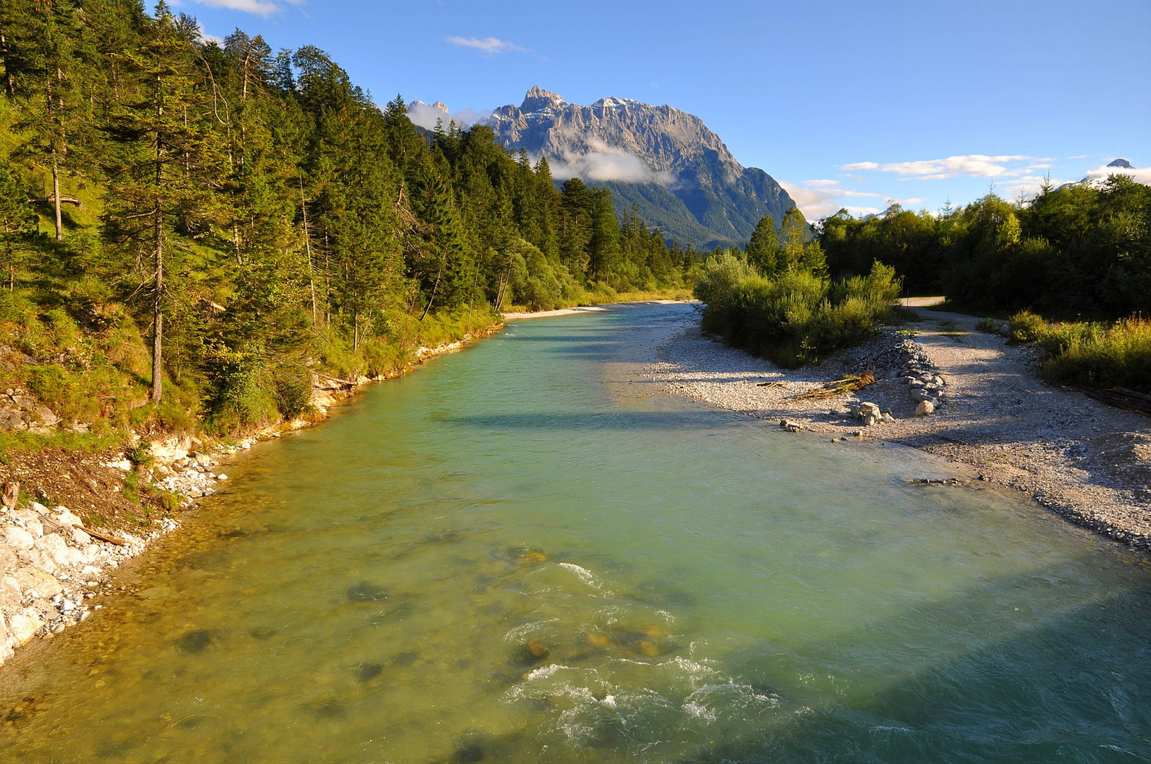 Idylle an der Isar Foto & Bild | landschaft, bach, fluss & see, flüsse ...