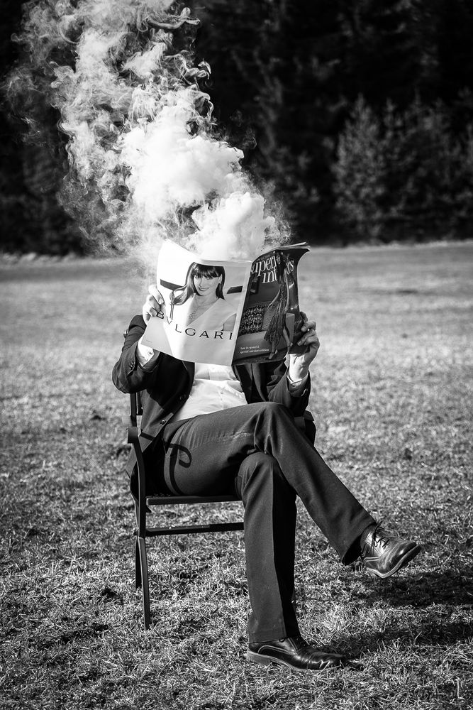 Ihm raucht der Kopf Foto & Bild | erwachsene menschen, menschen Bilder ...