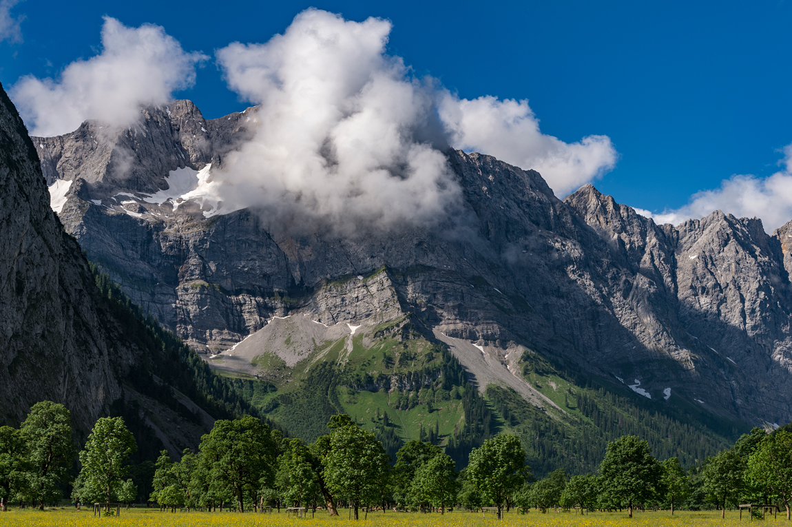 Im Karwendel Foto & Bild | landschaft, berge, bäume Bilder auf ...