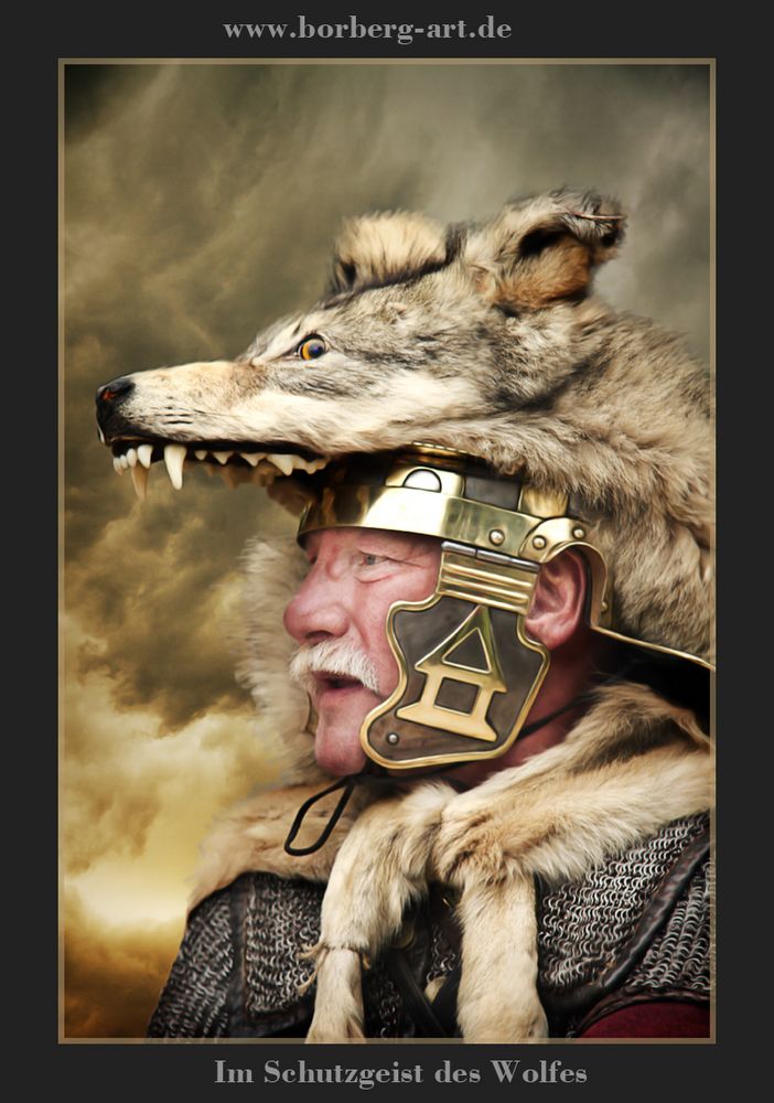 Im Schutzgeist des Wolfes Foto & Bild | fotomontage, composing , composing Bilder auf fotocommunity