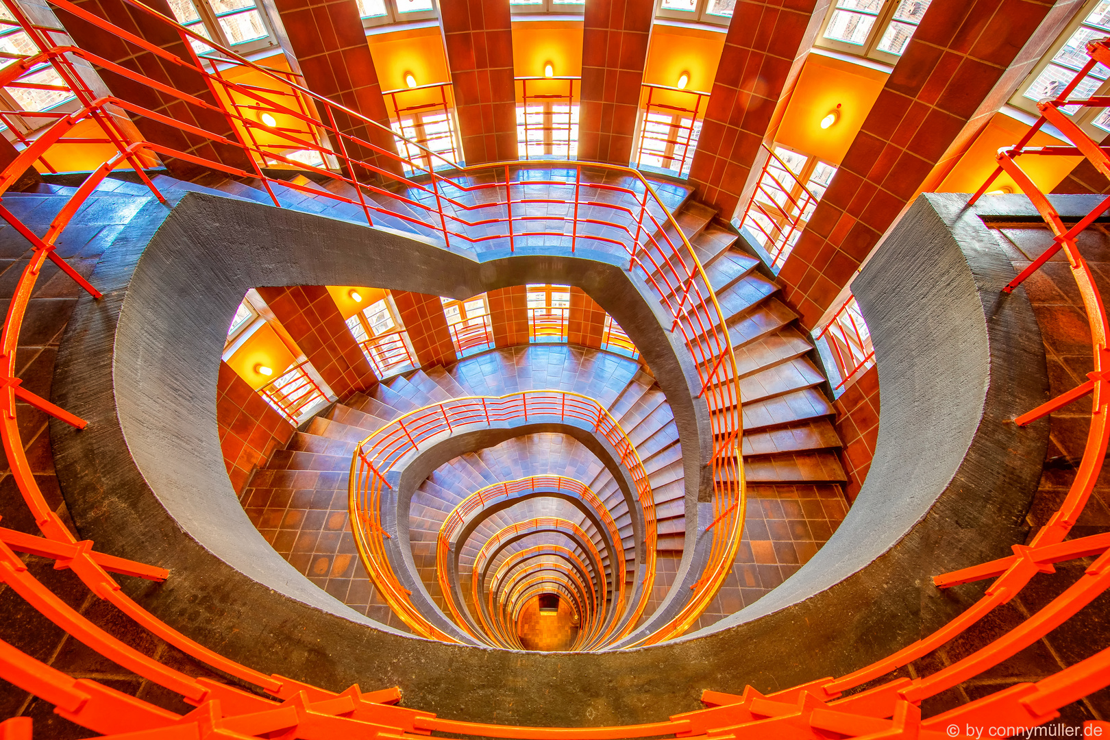 Im Sprinkenhof Foto & Bild | hamburg, weltkulturerbe, treppenhaus ...