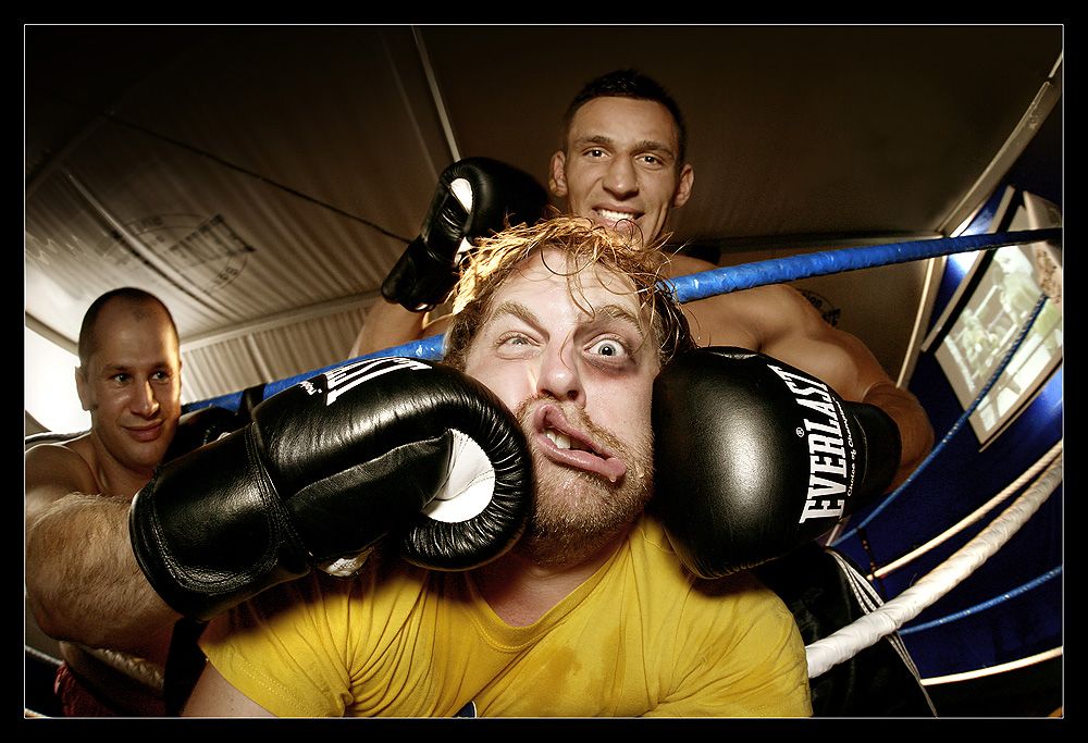 Immer mitten in die Fresse rein!!! Foto & Bild | erwachsene menschen ...