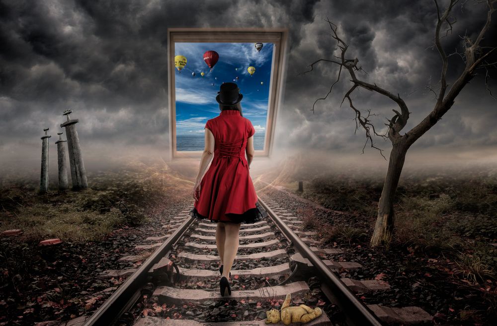 In eine bessere Welt Foto & Bild | composing, digiart, fotomontage Bilder auf fotocommunity