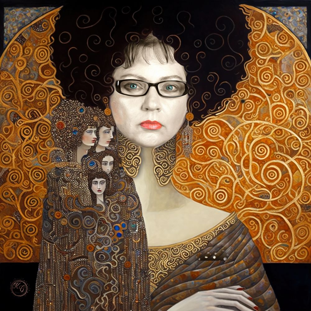 -In honor of Gustav Klimt- Foto & Bild | ki-generierte bilder, ki-montagen, digiart Bilder auf ...