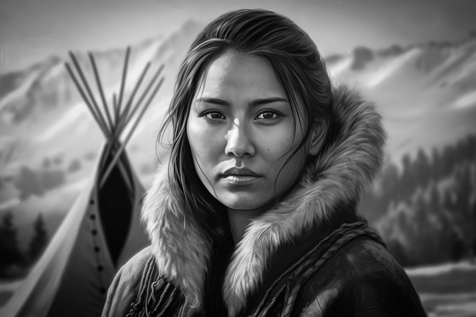 Indian Navajo Squaw Foto & Bild | art, spezial, s-w Bilder auf ...