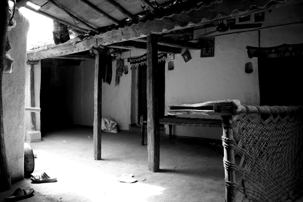 Inside Indian Village Huts