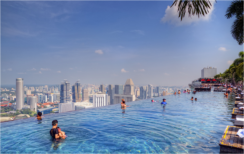 Infinity pool Marina bay Sands Foto & Bild | asia, singapore, southeast asia Bilder auf ...