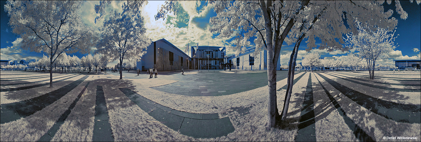 Infrarot-Panorama: Kanzleramt Foto & Bild | infrarot, techniken, farb ...