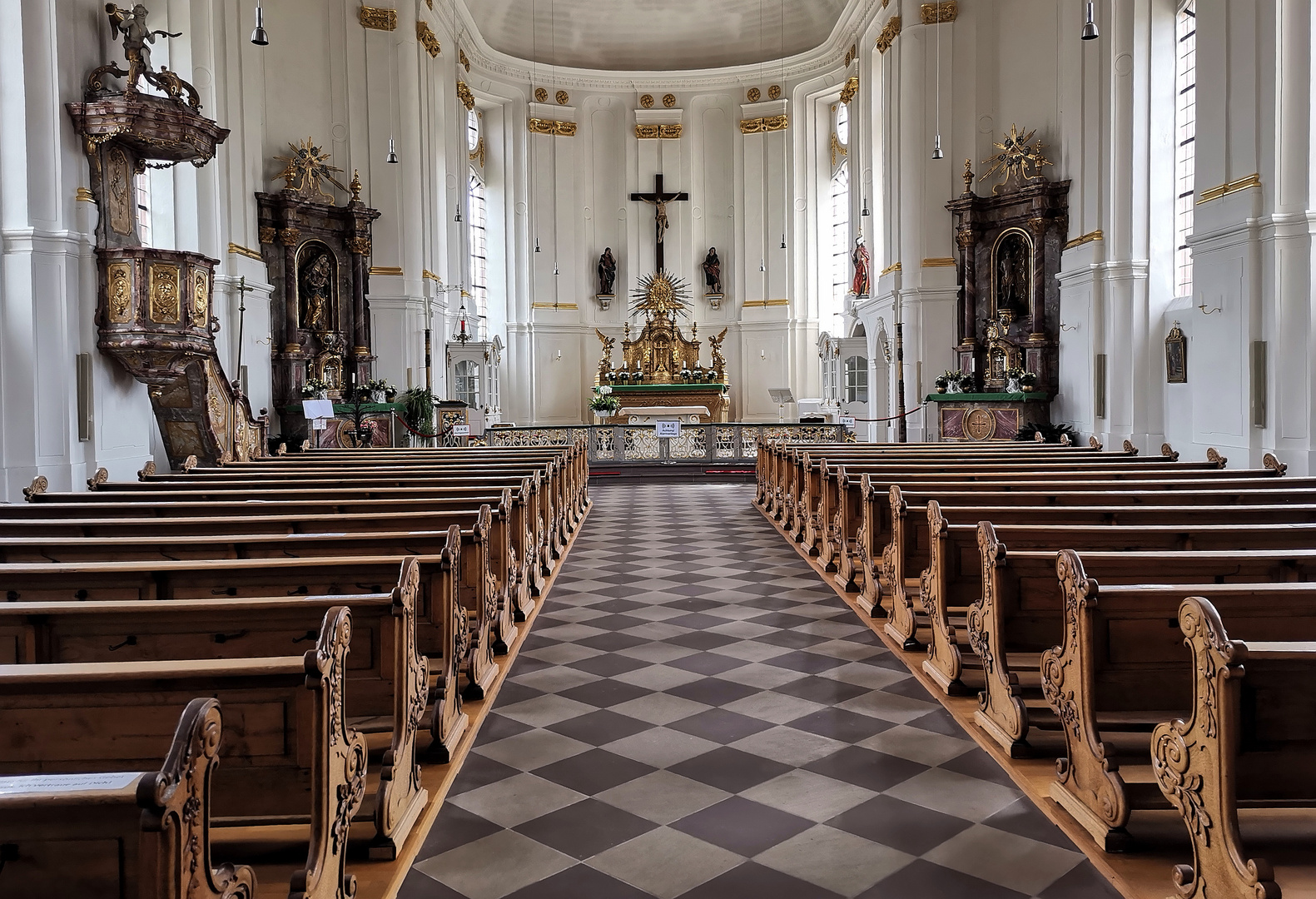 Innen Ansicht Schlosskirche Blieskastel Foto & Bild | world, indoor ...