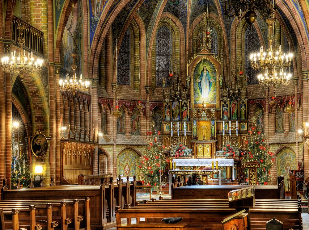 Innenansicht Kirche in Dietrichswalde, Ermland, Polen Foto & Bild ...