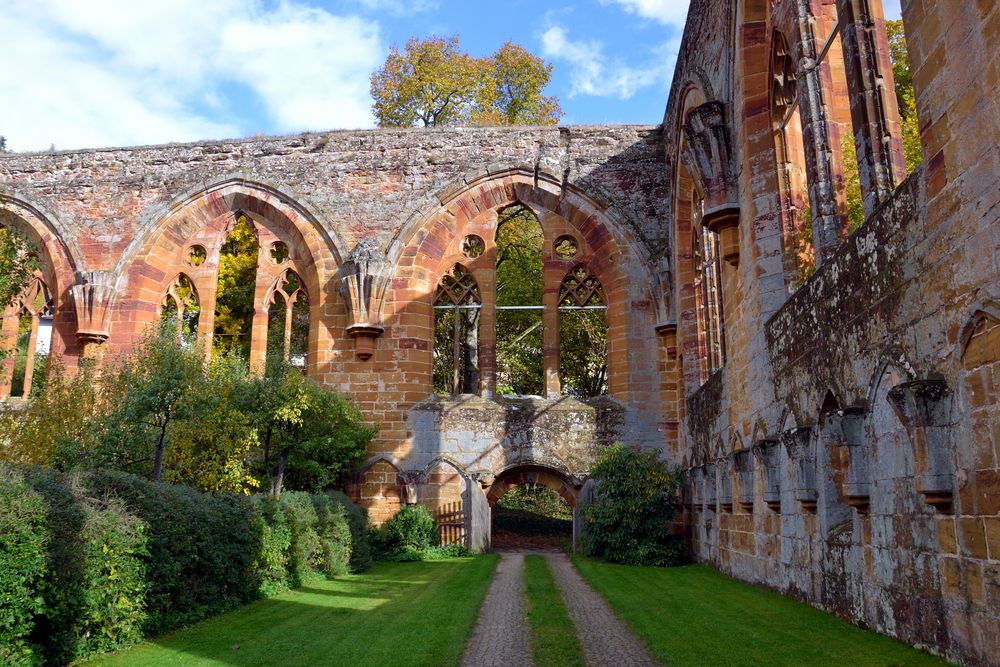 Innenhof des Birgittenklosters Foto & Bild | architektur, sakralbauten, klöster Bilder auf ...