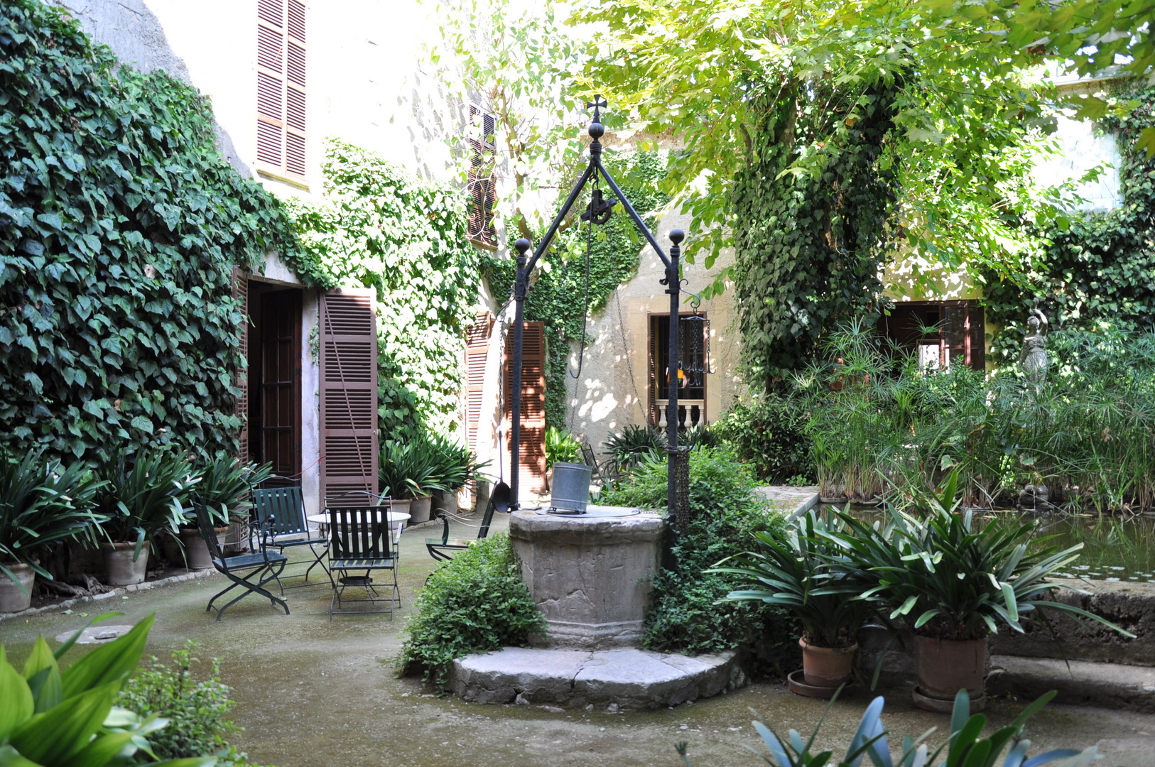 Innenhof Finca Foto & Bild | europe, balearic islands, spain Bilder auf ...