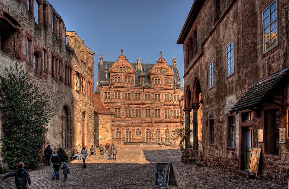 Innenhof Heidelberger Schloß Foto & Bild | deutschland, europe, baden- württemberg Bilder auf ...