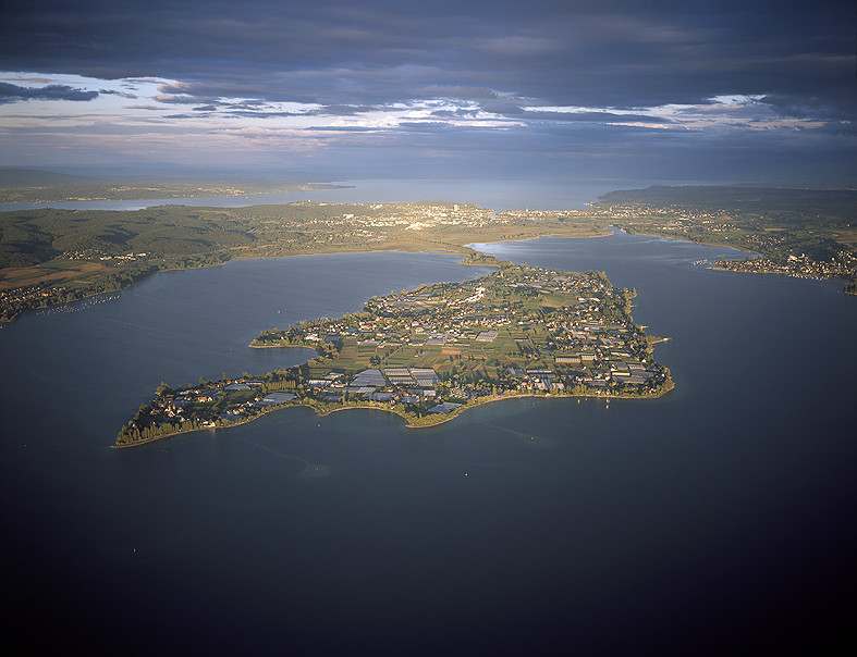 Insel Reichenau im Bodensee Foto & Bild | landschaft, luftaufnahmen ...