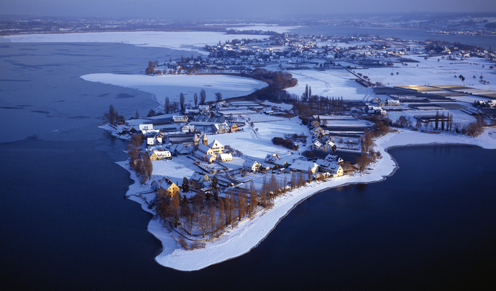 Insel Reichenau im Bodensee... Foto & Bild | landschaft, luftaufnahmen ...