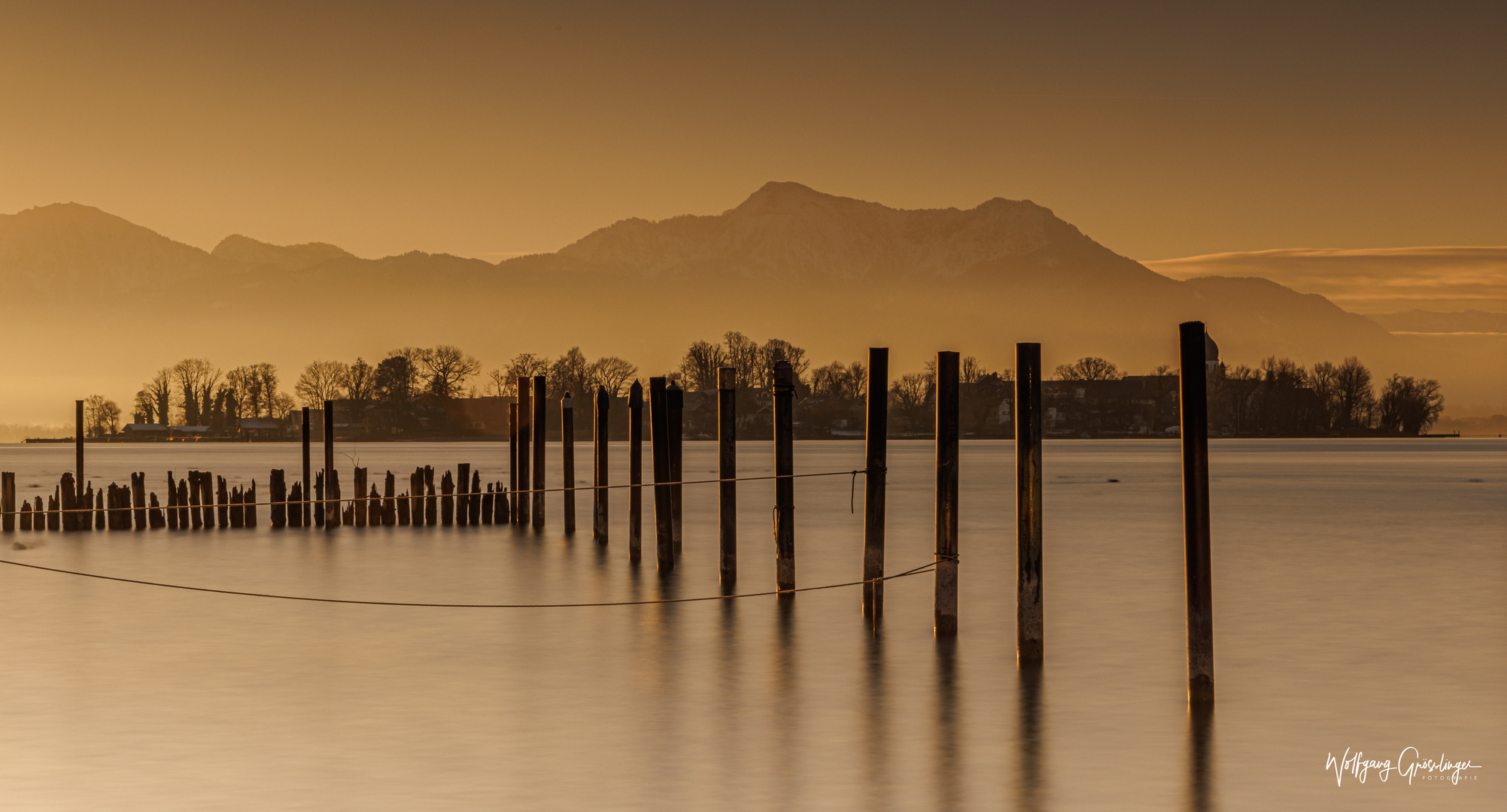 Inselblick am Chiemsee Foto & Bild | landschaft, jahreszeiten, winter Bilder auf fotocommunity