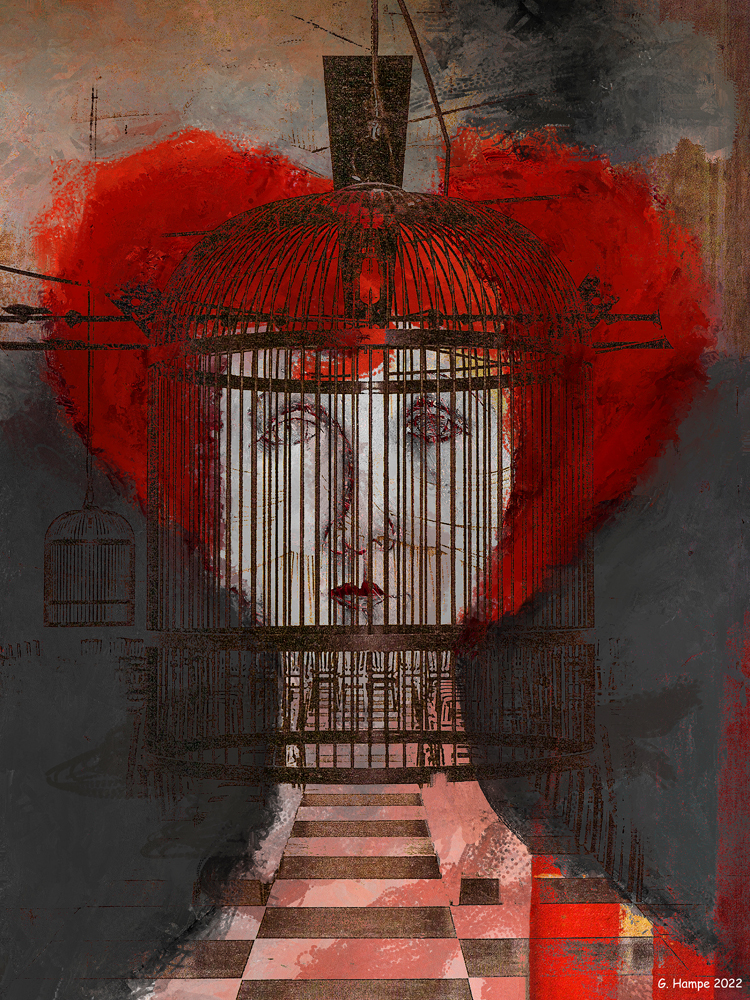 Inside the cage Foto & Bild | art, composing, frau Bilder auf fotocommunity