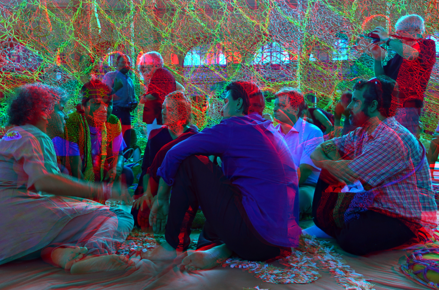 Installation Gaia Mother Tree - brasilianischen Künstler Ernesto Neto ...