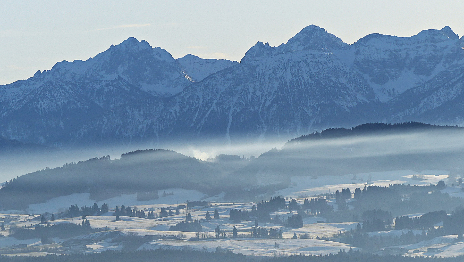 Inversionswetterlage Foto & Bild | landschaft, jahreszeiten, winter Bilder auf fotocommunity