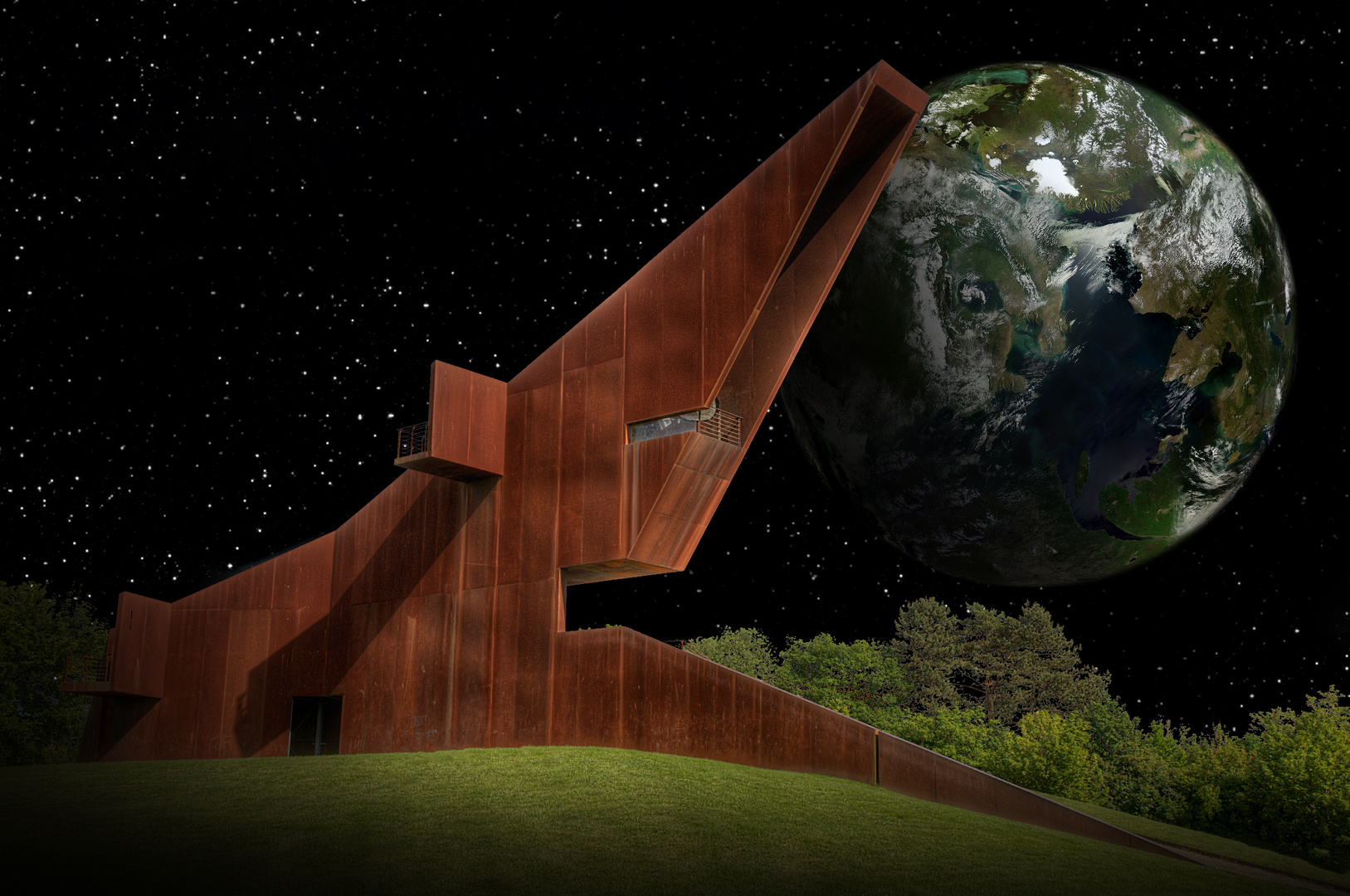 Irgendwo in einer fernen Galaxis Foto & Bild | fotomontage, science fiction, fantasy mystery ...