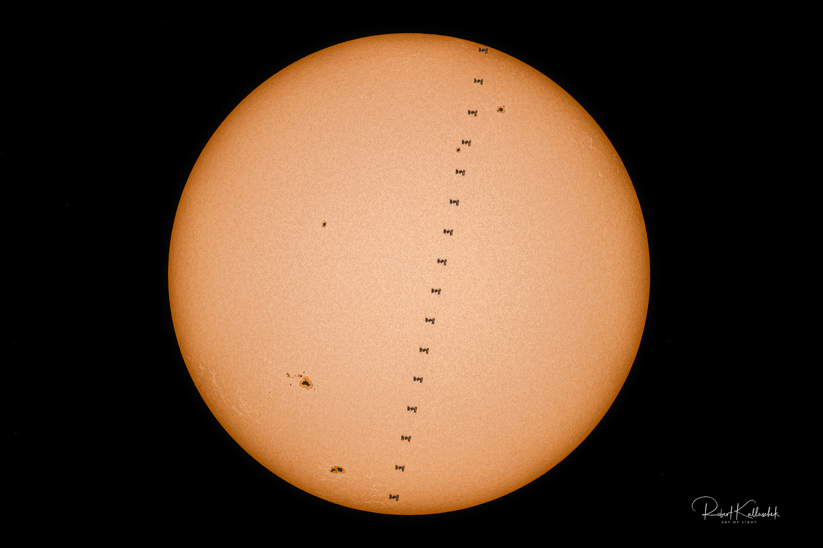 ISS Solartransit Foto & Bild | fotos, sonne, himmel Bilder auf ...