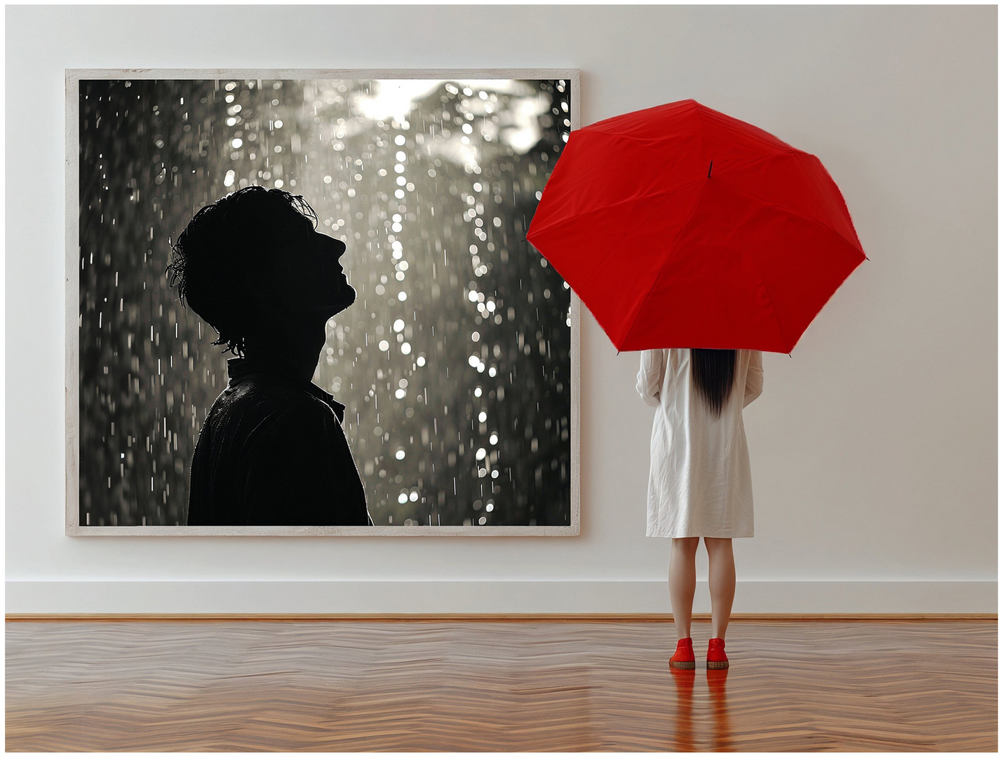 It's raining Foto & Bild | ki-generierte bilder, ki - montagen, ki - menschen Bilder auf ...