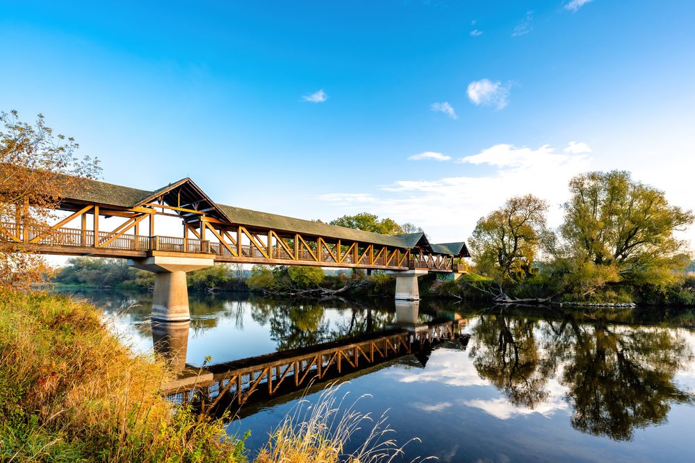 Jagdbrücke Dessau-Roßlau Foto & Bild | youth, wasser, landschaft Bilder ...