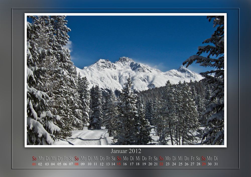 JANUAR Foto & Bild | karten und kalender, fotokalender, collagen ii ...