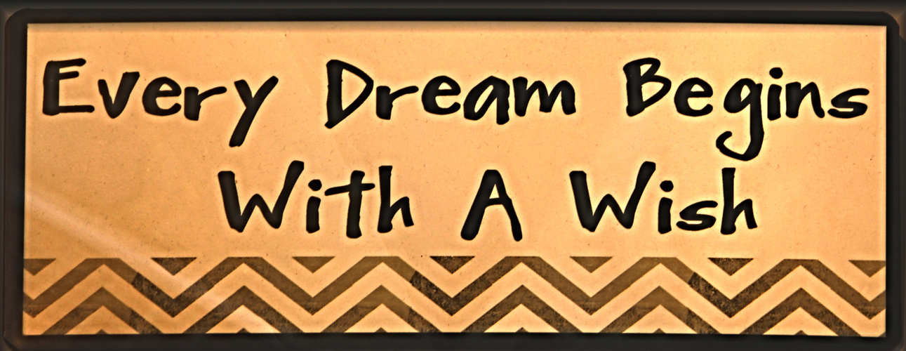 Jeder Traum beginnt mit einem Wunsch Foto & Bild | abstraktes, projekte ...