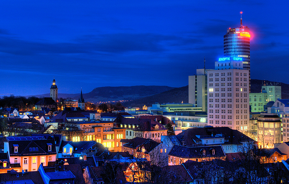 Jena bei Nacht I Foto & Bild | deutschland, europe, thüringen Bilder ...
