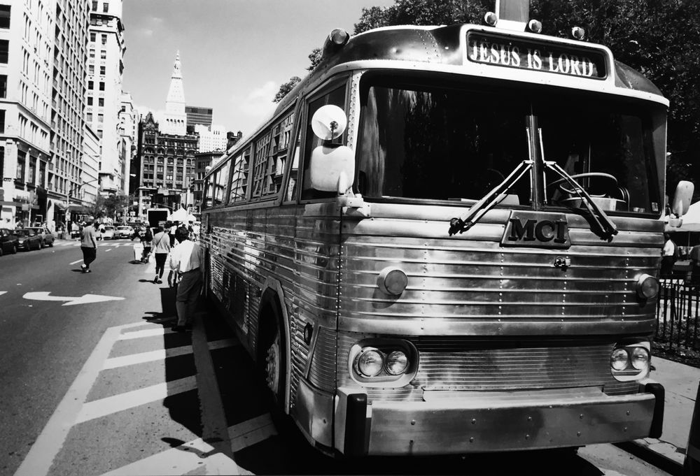 Jesus is Lord Bus New York Foto & Bild | usa, world, straße Bilder auf ...