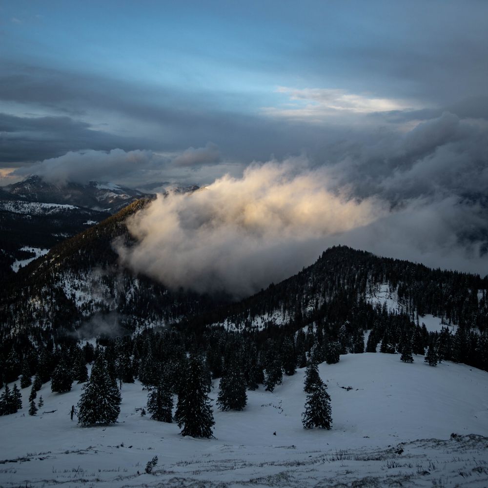 Jochberg Foto & Bild | landschaft, berge, gipfel und grate Bilder auf ...