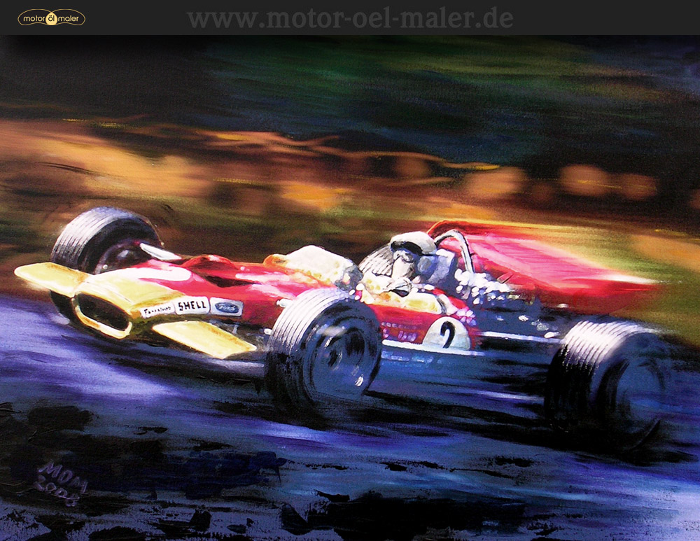 Jochen Rindt auf Lotus 49B Foto & Bild | sport, motorsport, rundstrecke ...
