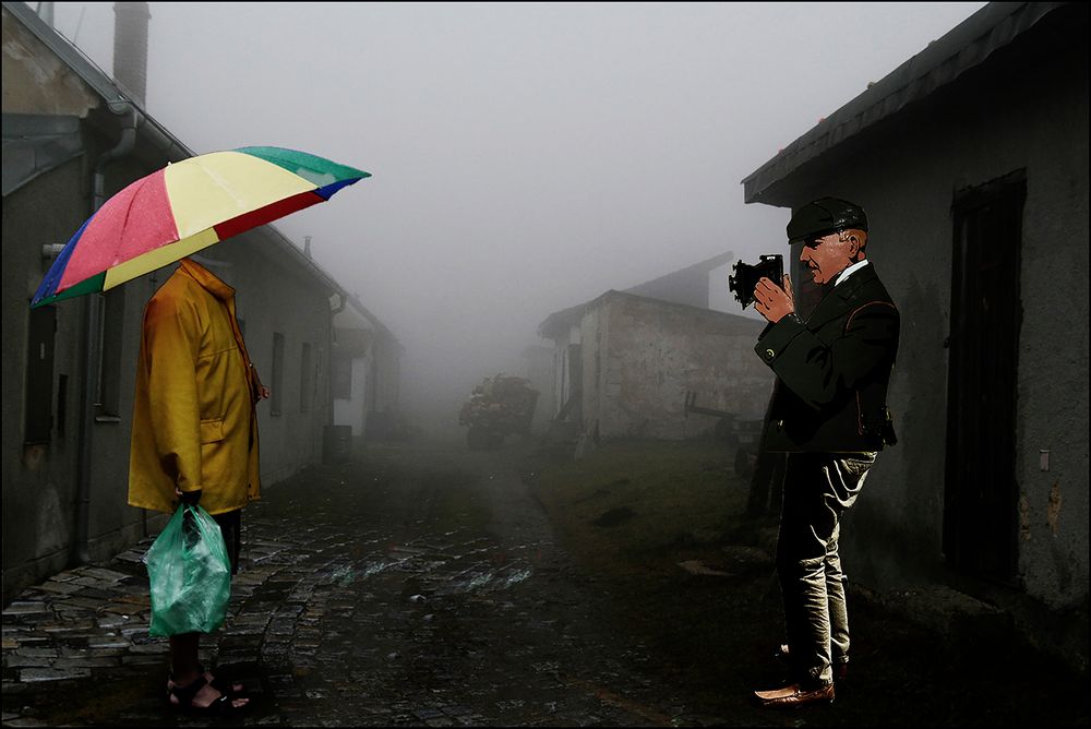 Johannes Urururenkel oder Kopf in der Tüte ! Foto & Bild | streetfotografie mit menschen, street ...