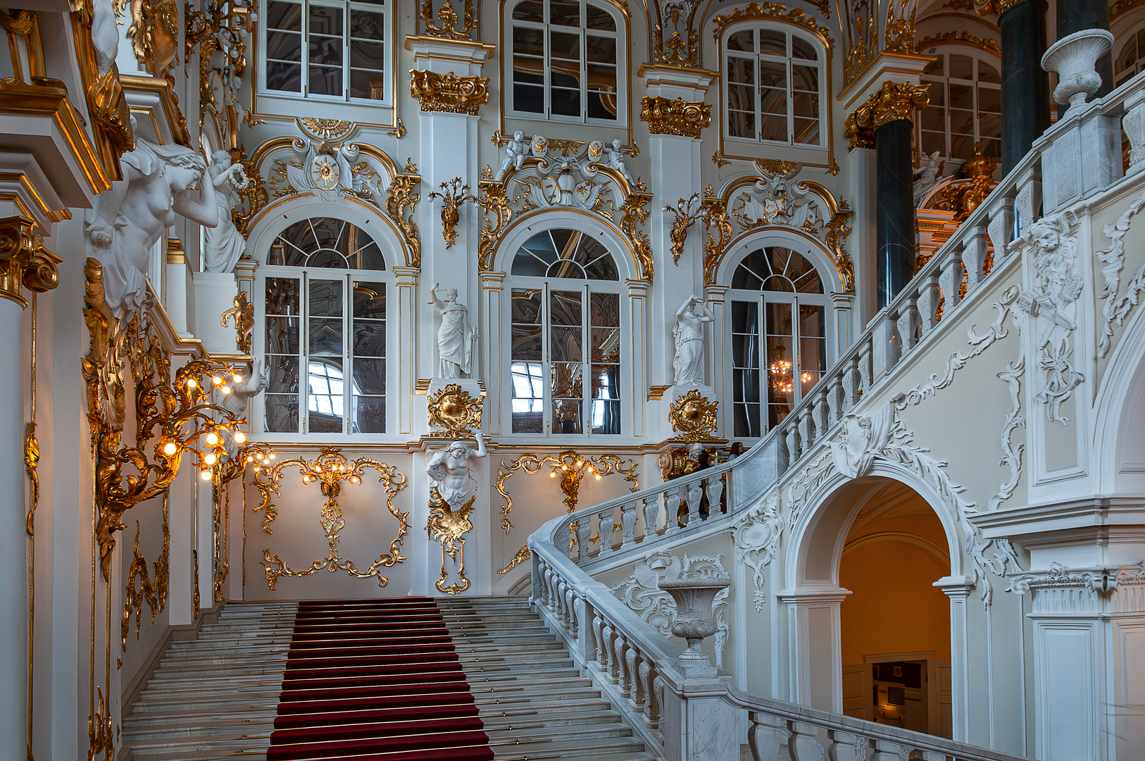 Jordantreppe Eremitage St. Petersburg Foto & Bild | world, kunst ...
