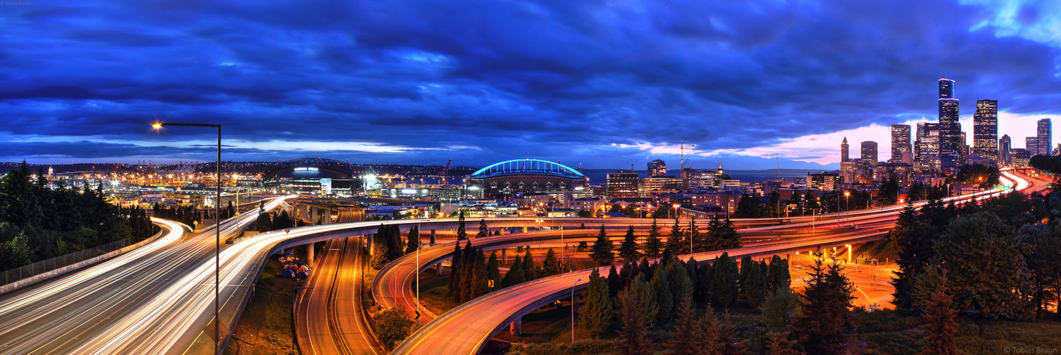 Jose Rizal Bridge Foto & Bild | usa, nachtaufnahme, hdr Bilder auf ...