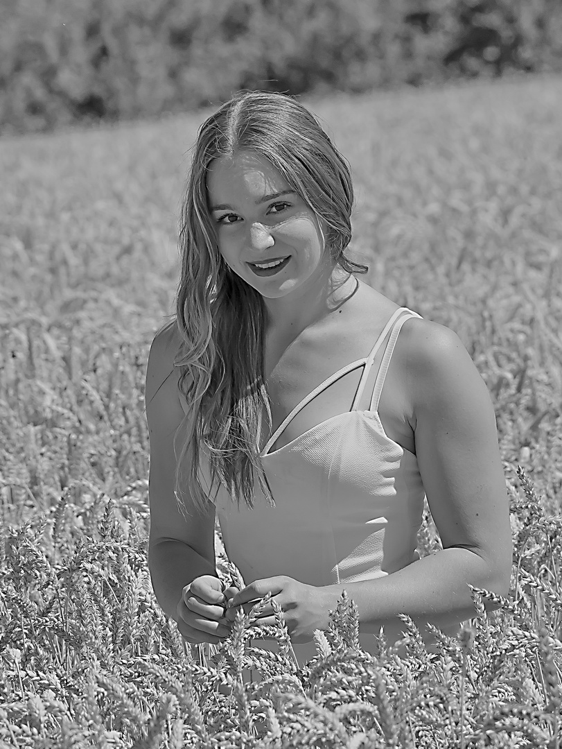 Josi im feld Foto & Bild | erwachsene menschen, portraits erwachsener, outdoor Bilder auf ...