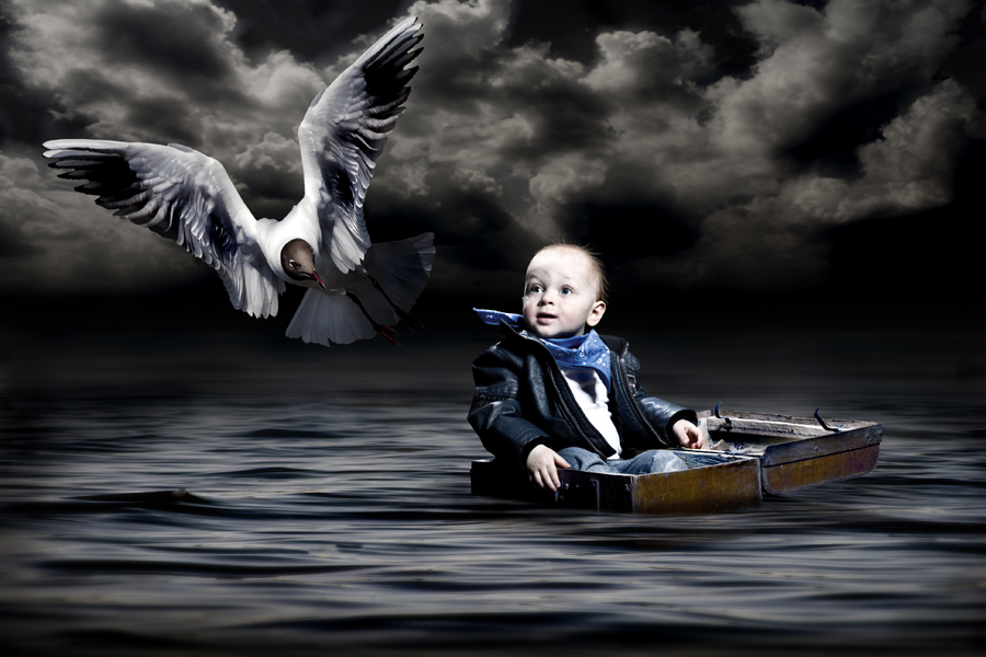 Junger Seemann Foto & Bild | fotomontage, fantasy mystery, digiart ...