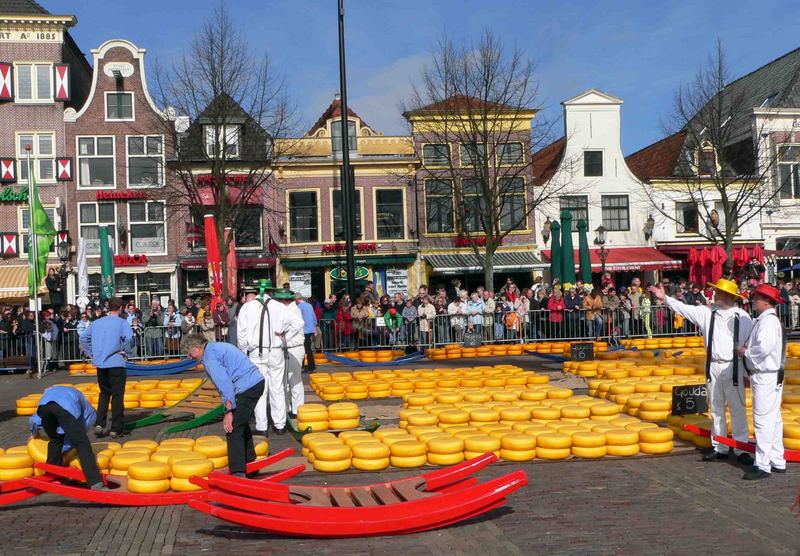 Käsemarkt in Alkmaar Foto & Bild | europe, benelux, netherlands Bilder ...
