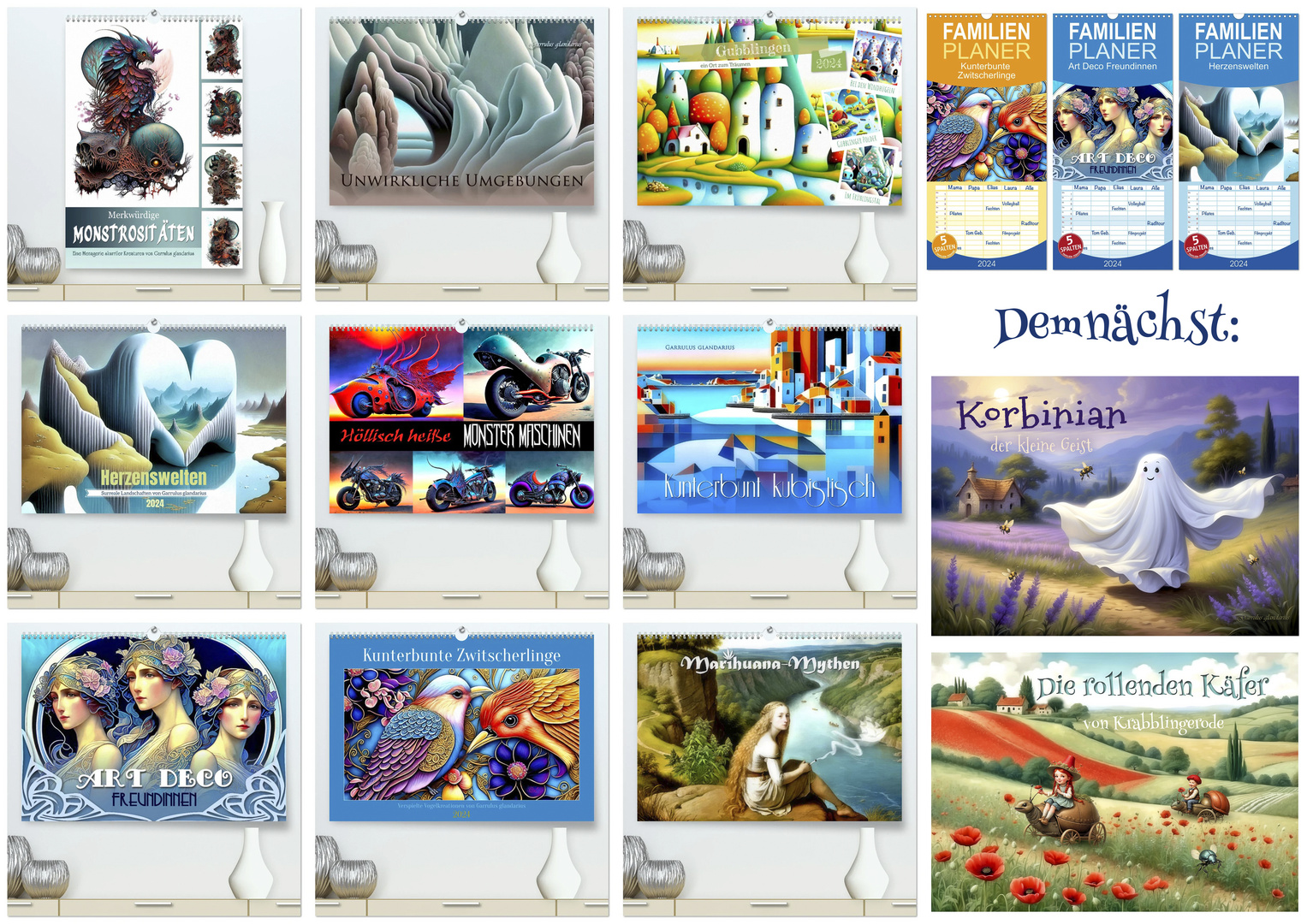 Kalendercollage Foto & Bild | karten und kalender, ki-generierte bilder, ki - montagen Bilder ...