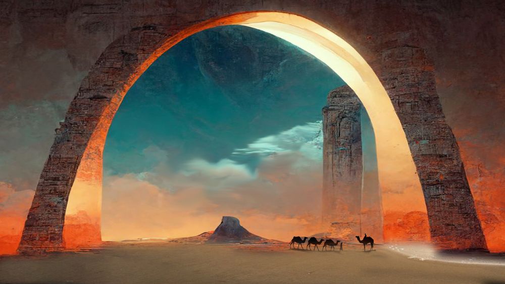 Karawane Foto & Bild | fotomontage, landschaften, fantasy mystery Bilder auf fotocommunity