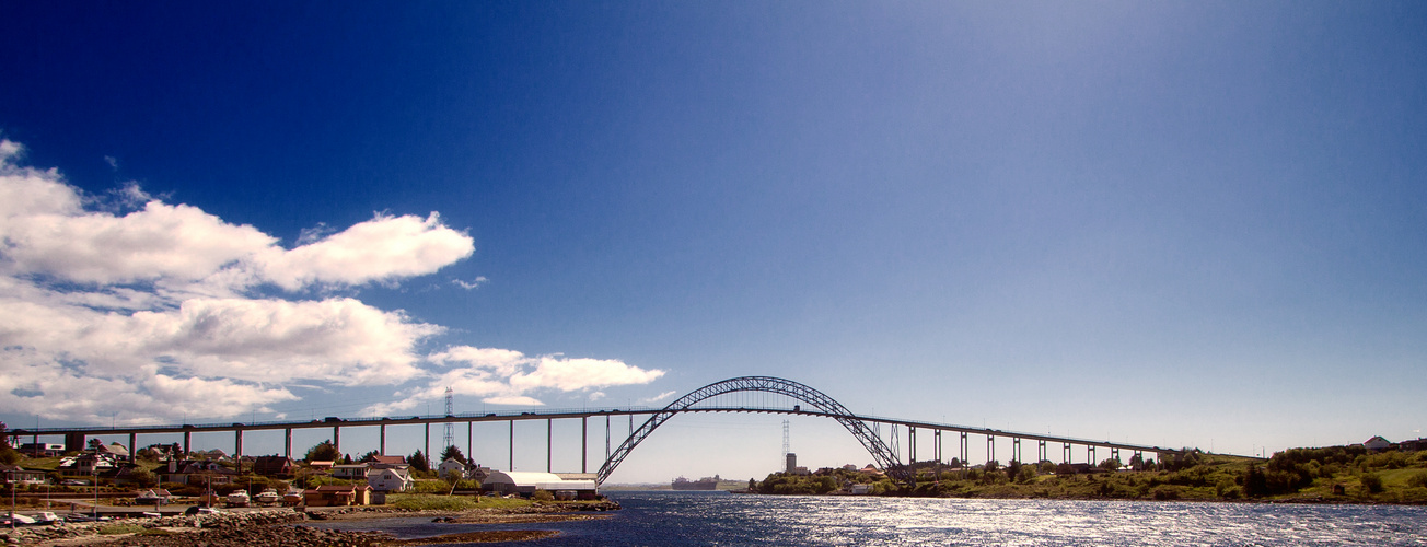 Karmsund bro - Weitwinkel Foto & Bild | architektur, straßen & brücken ...