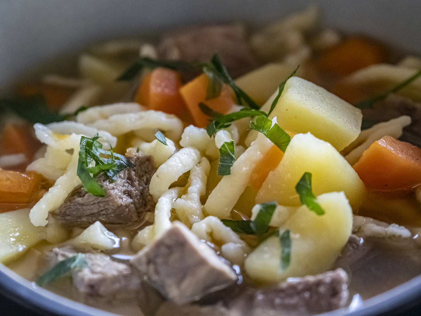 Karoffelschnitz ond Spatza - oder Gaisburger Marsch Foto & Bild ...