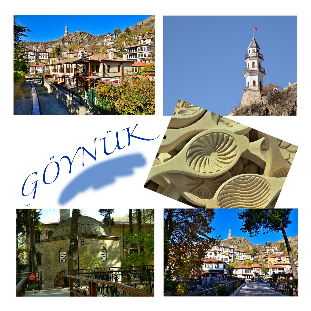 Karte mit Ansichten von Göynük Foto & Bild | spezial, fotokalender ...